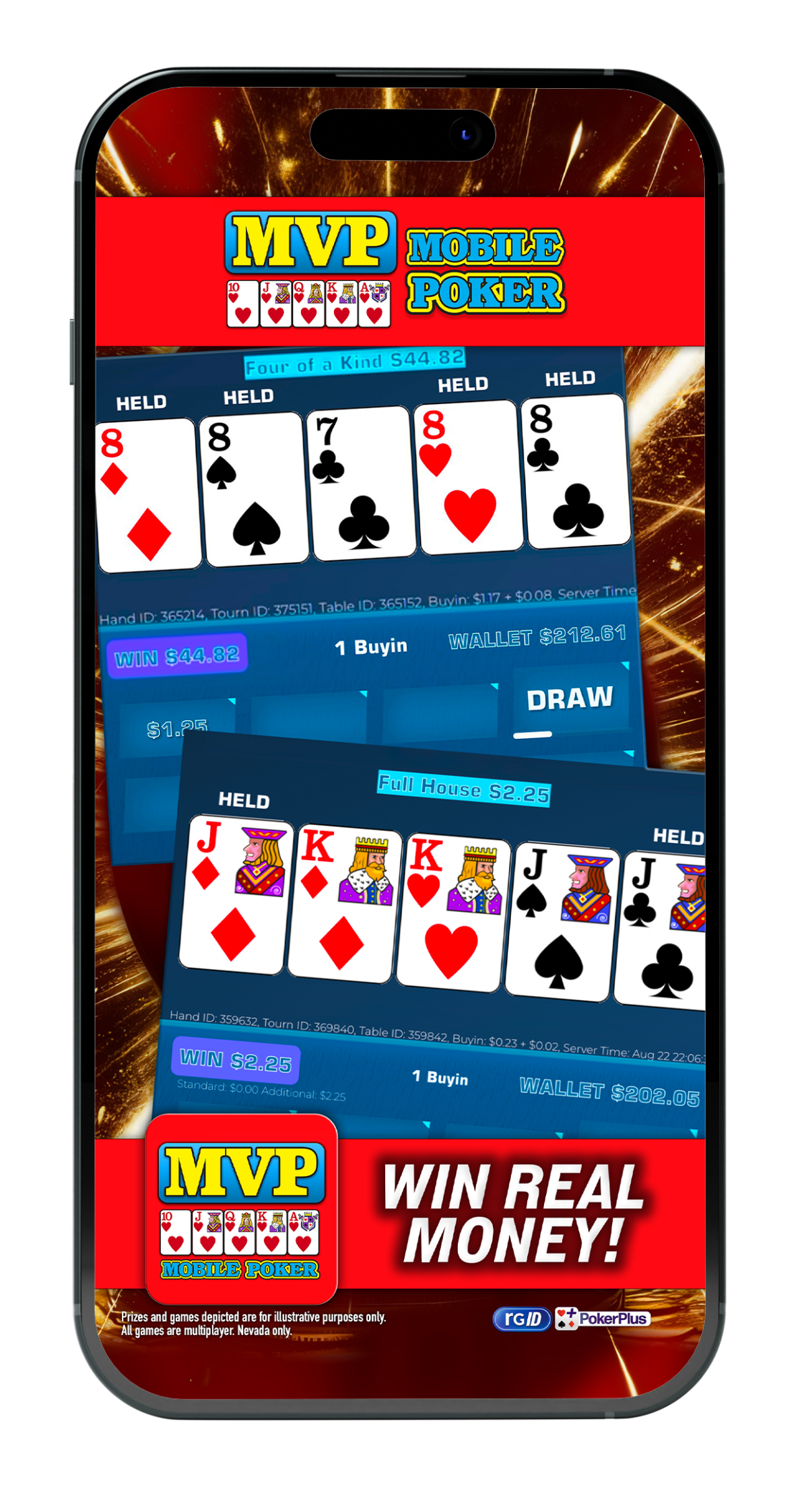 MVP Mobile Poker - Legends Bay Casino